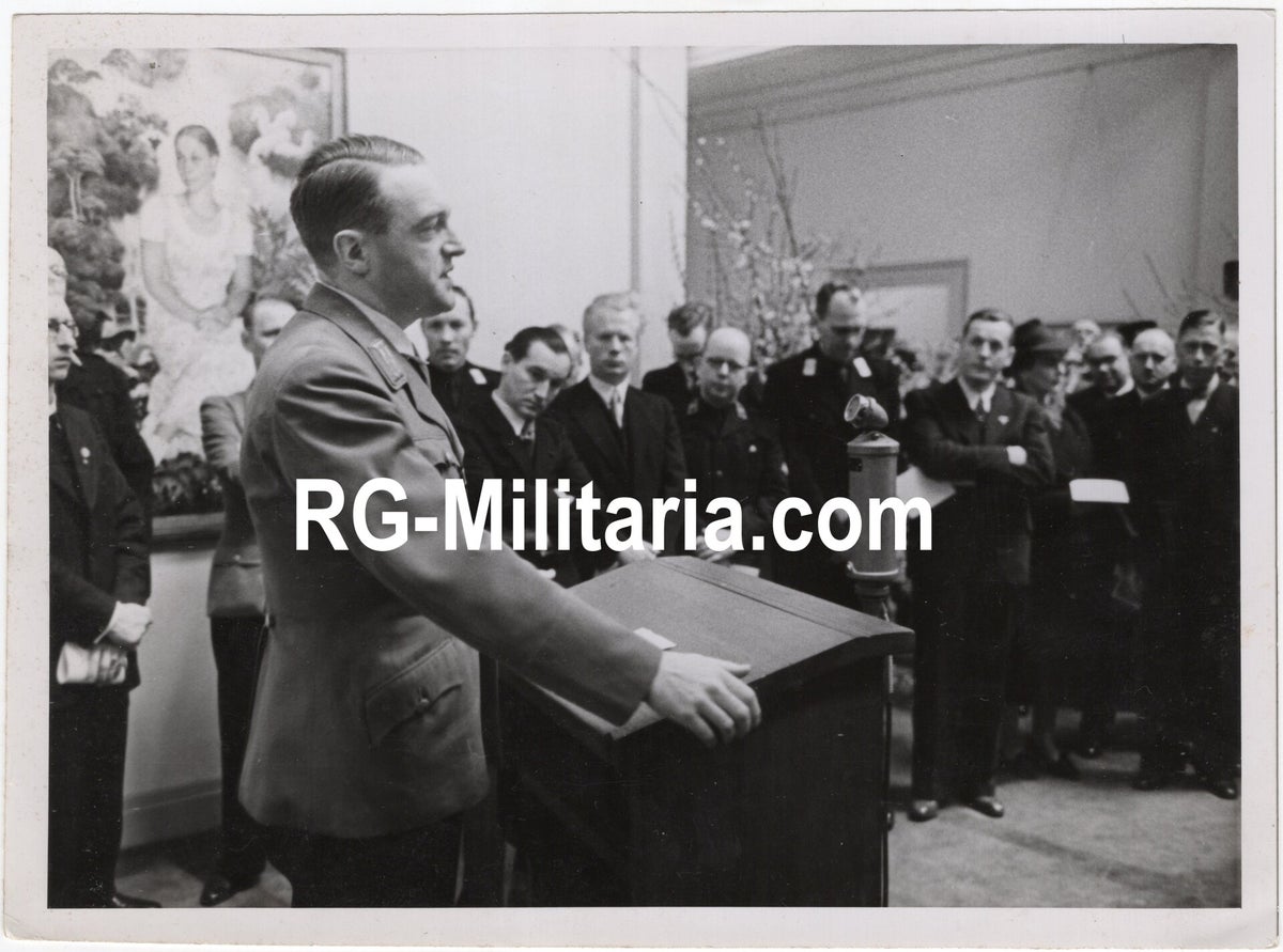 Original WW2 German Press Photo - Opening of the Dutch modern art ...
