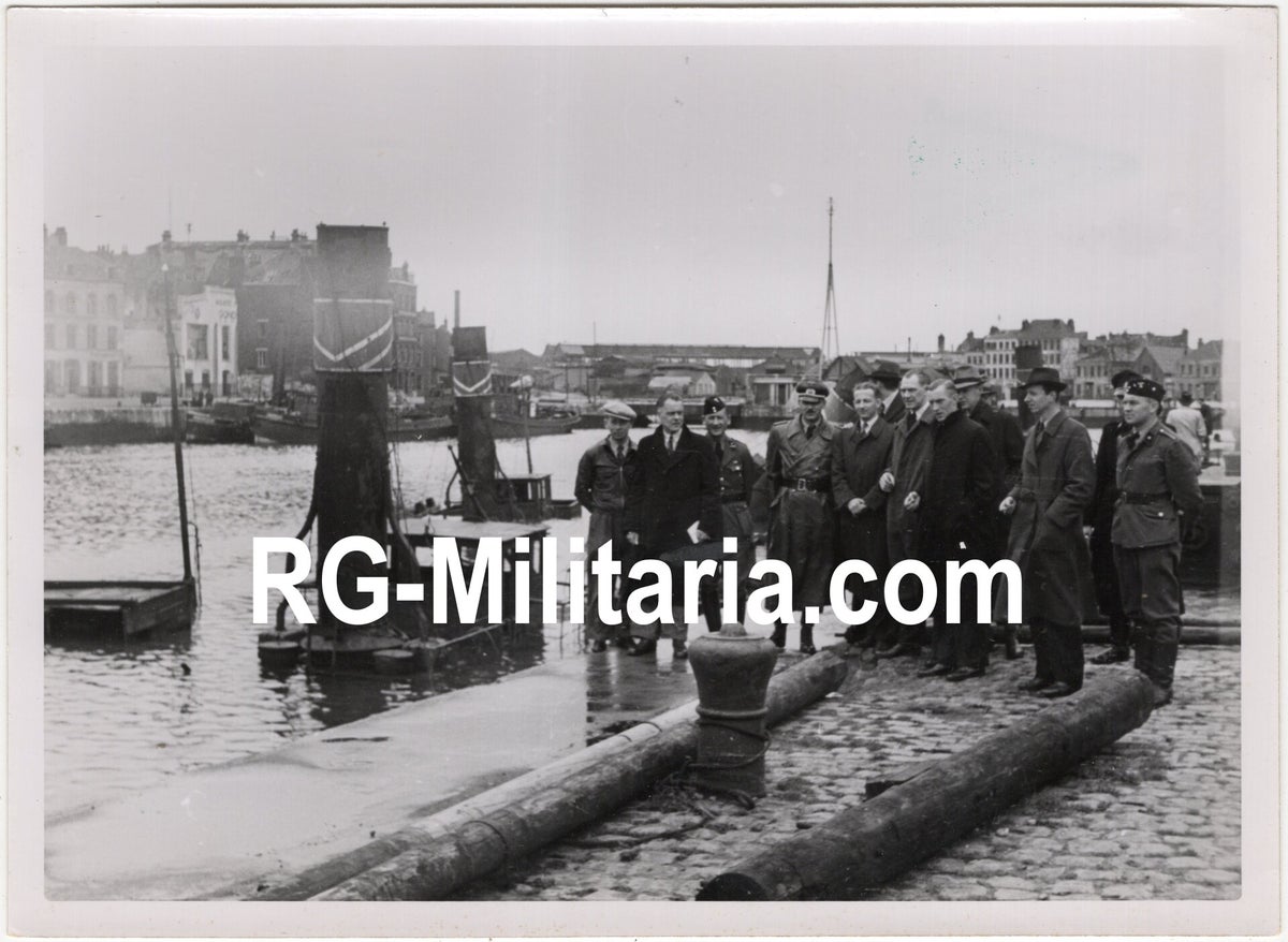 Original WW2 Dutch Collaboration NSB Press Photo - Dutch? NSKK members ...