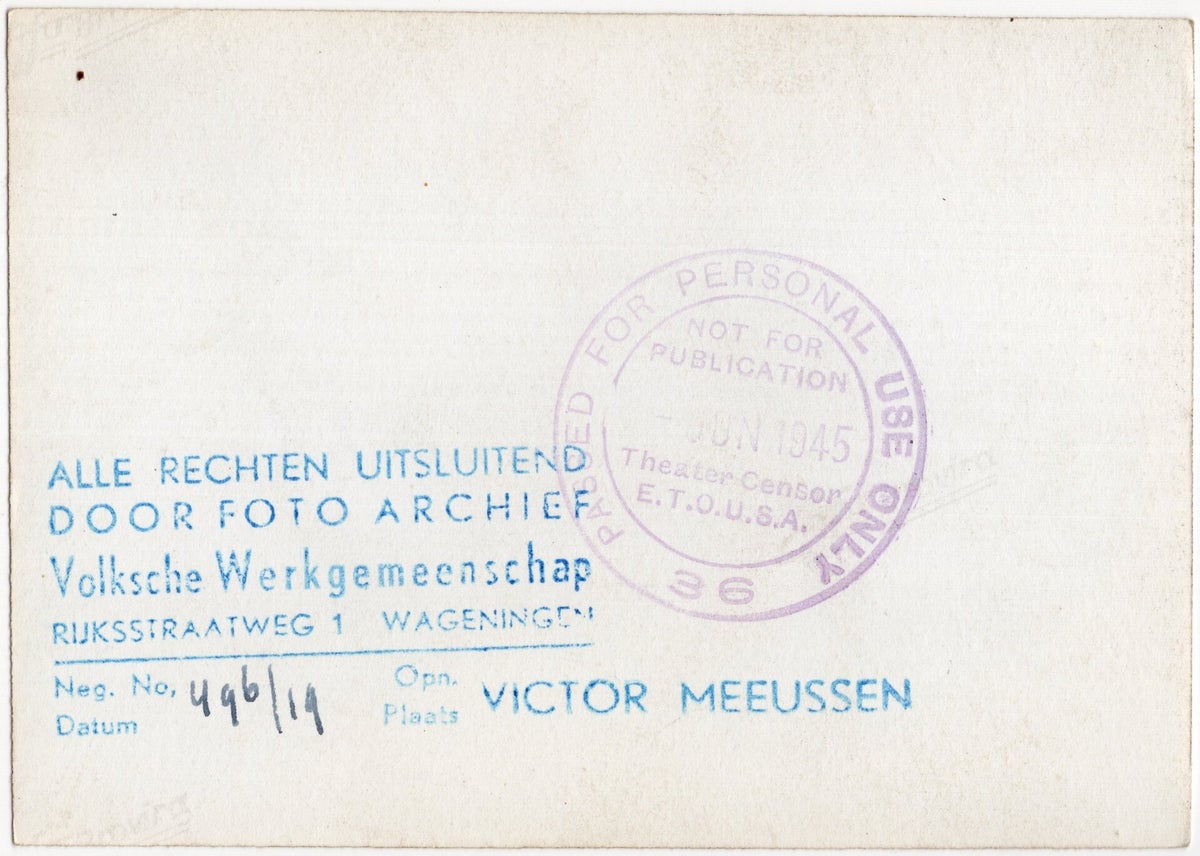 Original WW2 Dutch Waffen SS Press Photo - Reichsschule Valkenburg ...