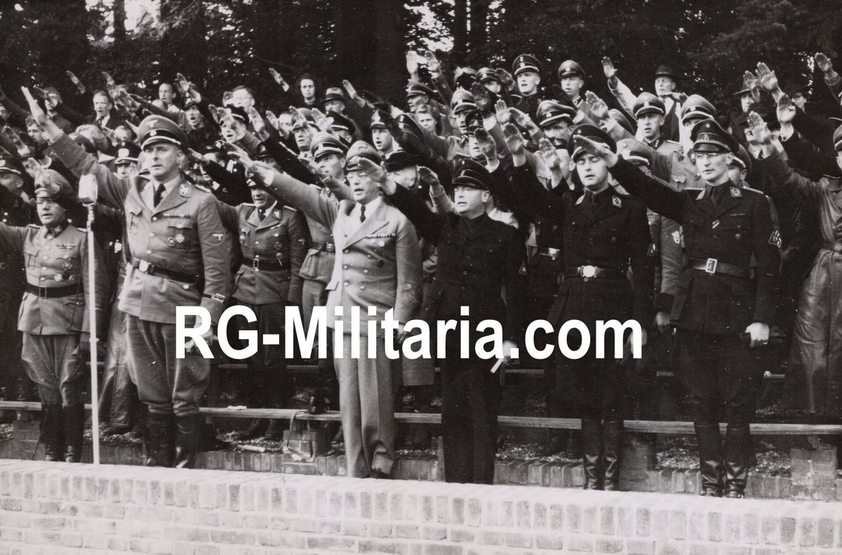 Original WW2 Dutch Collaboration NSB Photo - Rauter, Seyss-Inquart ...