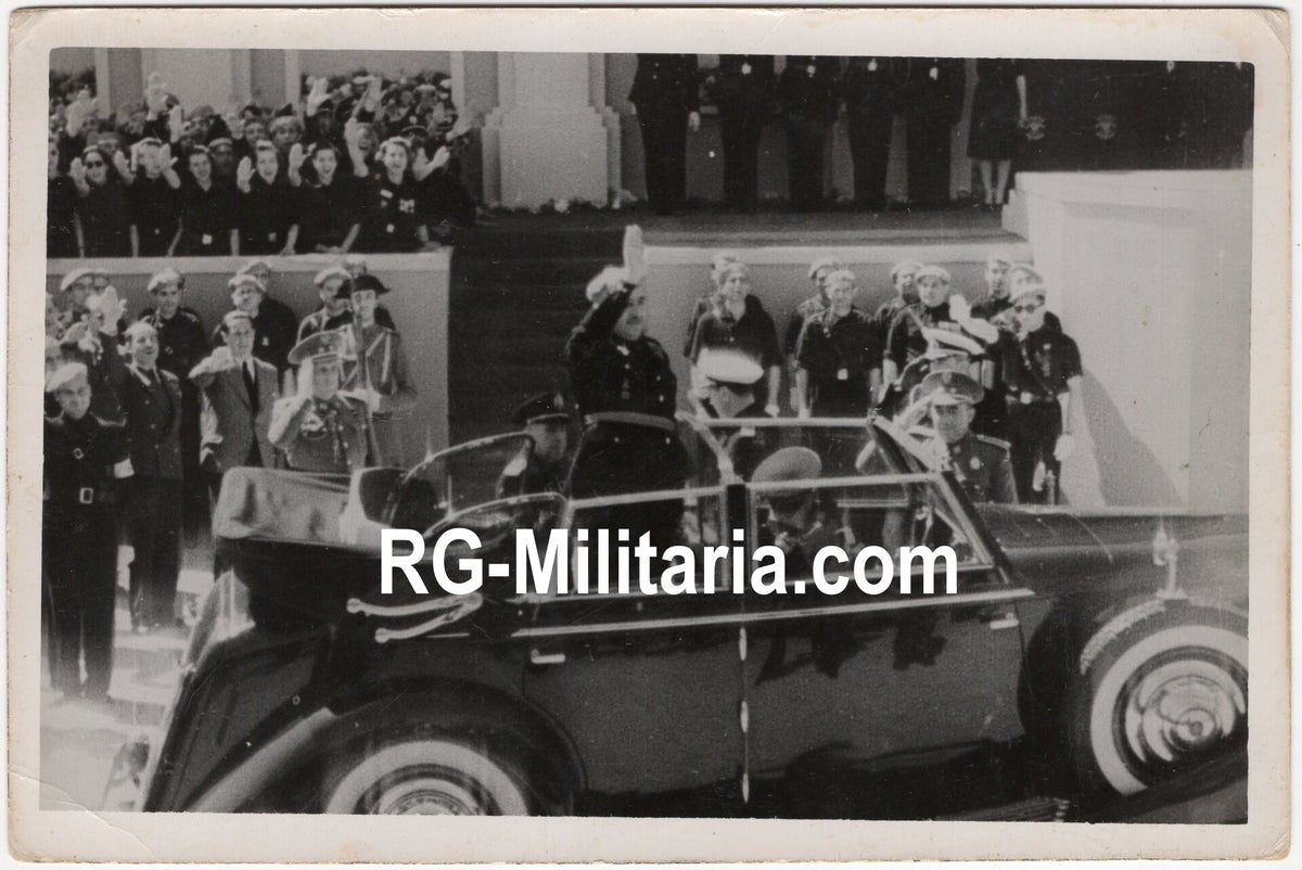 Original WW2 Belgian Press Photo - Spanish fascist leader Francisco ...