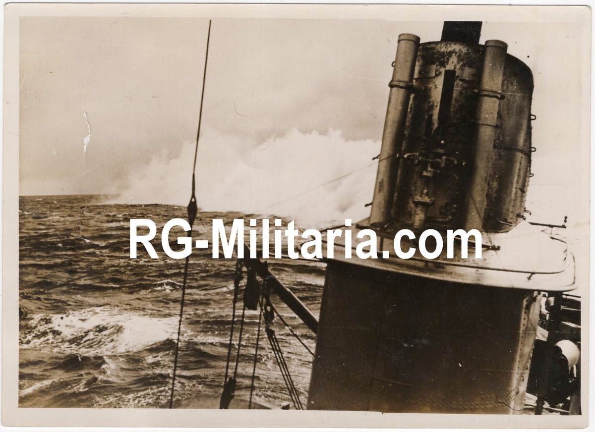 Original WW2 German Press Photo - KM Kriegsmarine ship | RG-Militaria