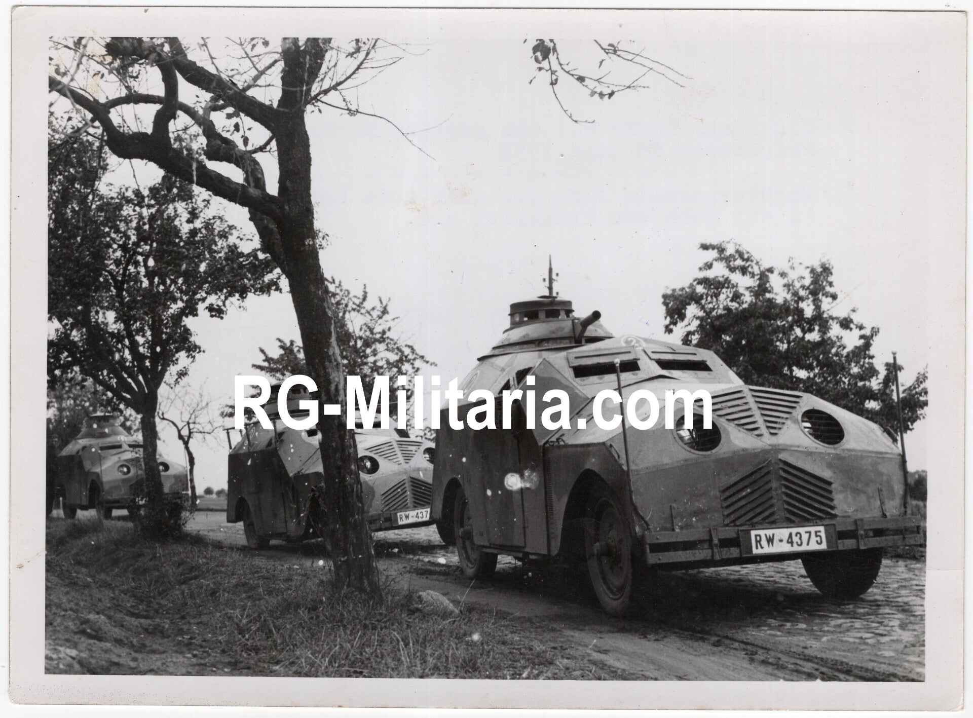 Original WW2 German Press Photo - Reichswehr panzer trucks near ...