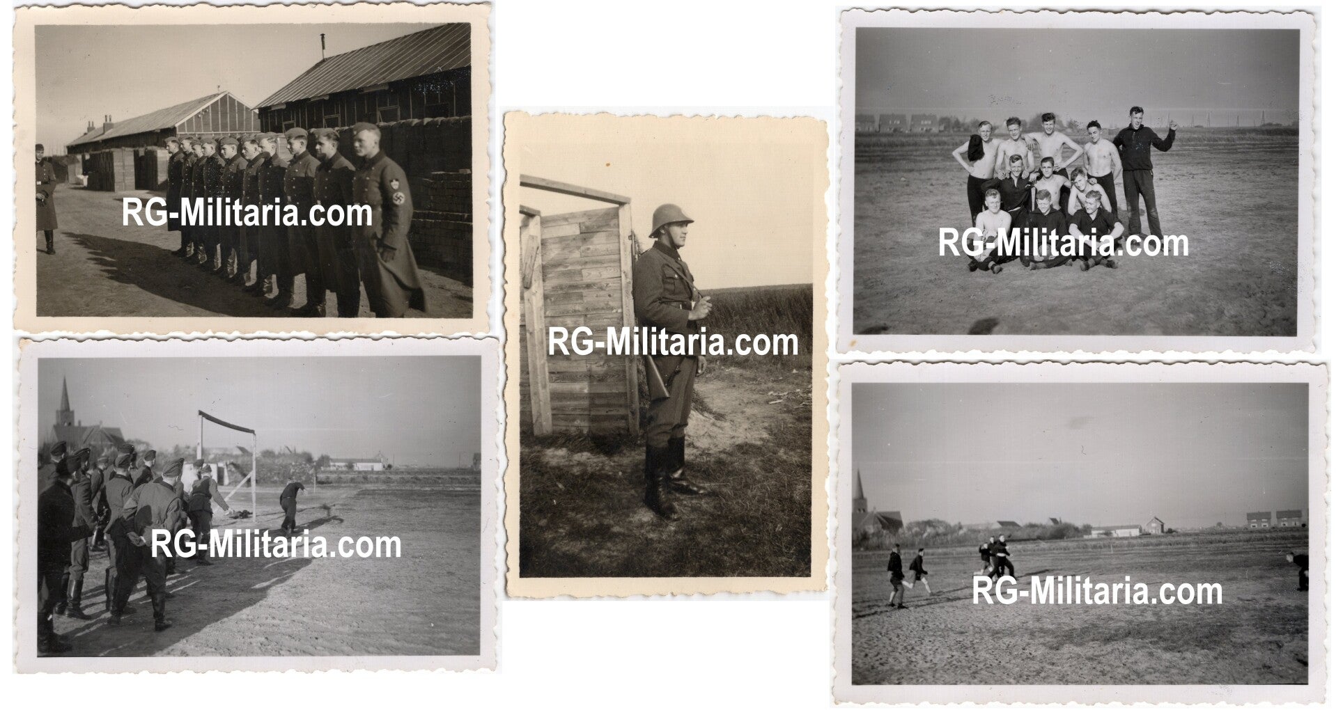 Original WW2 German Photo - German RAD near Alkmaar, Holland (1940)