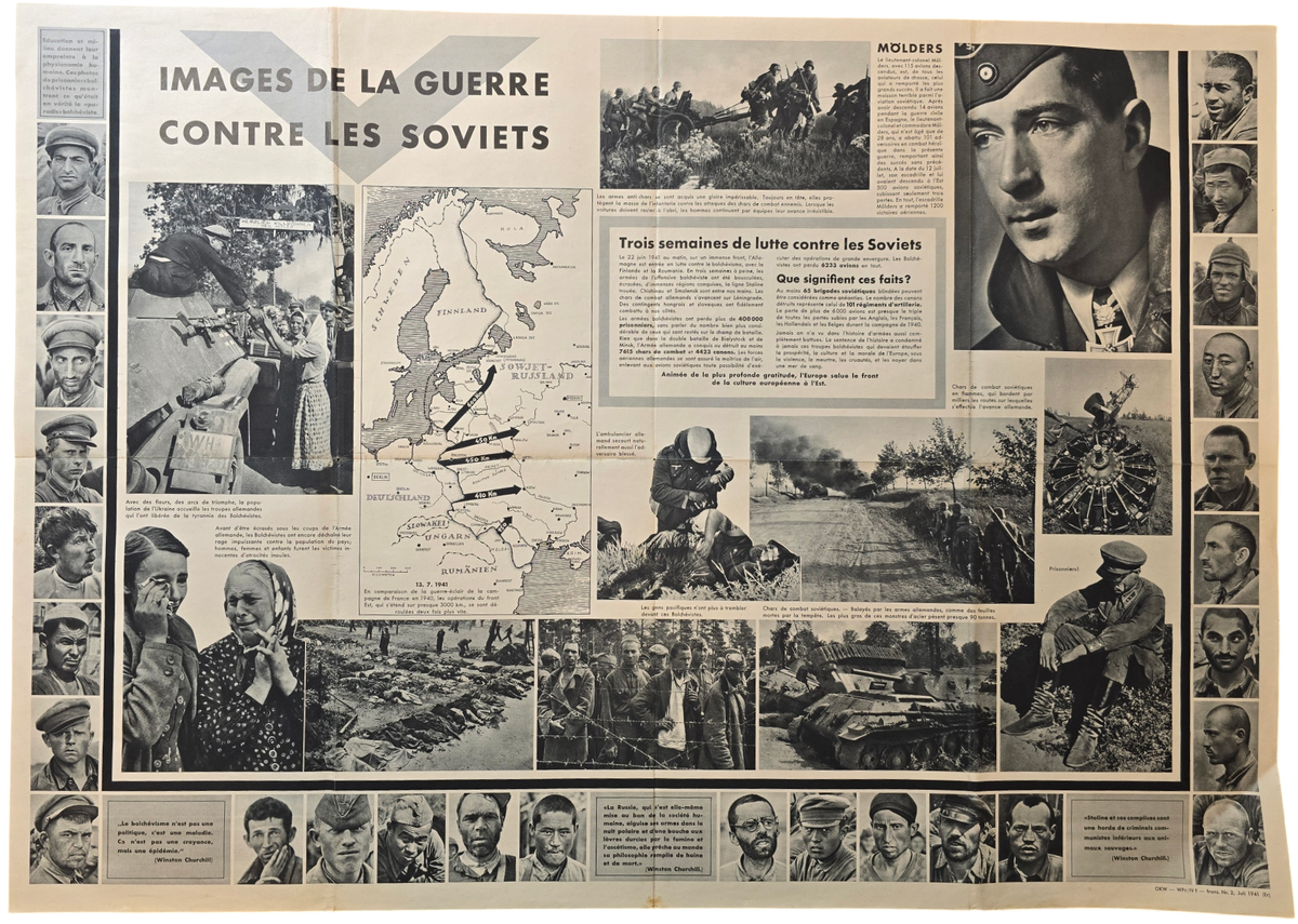 Original WW2 French Collaboration Propaganda Poster - Images de la ...