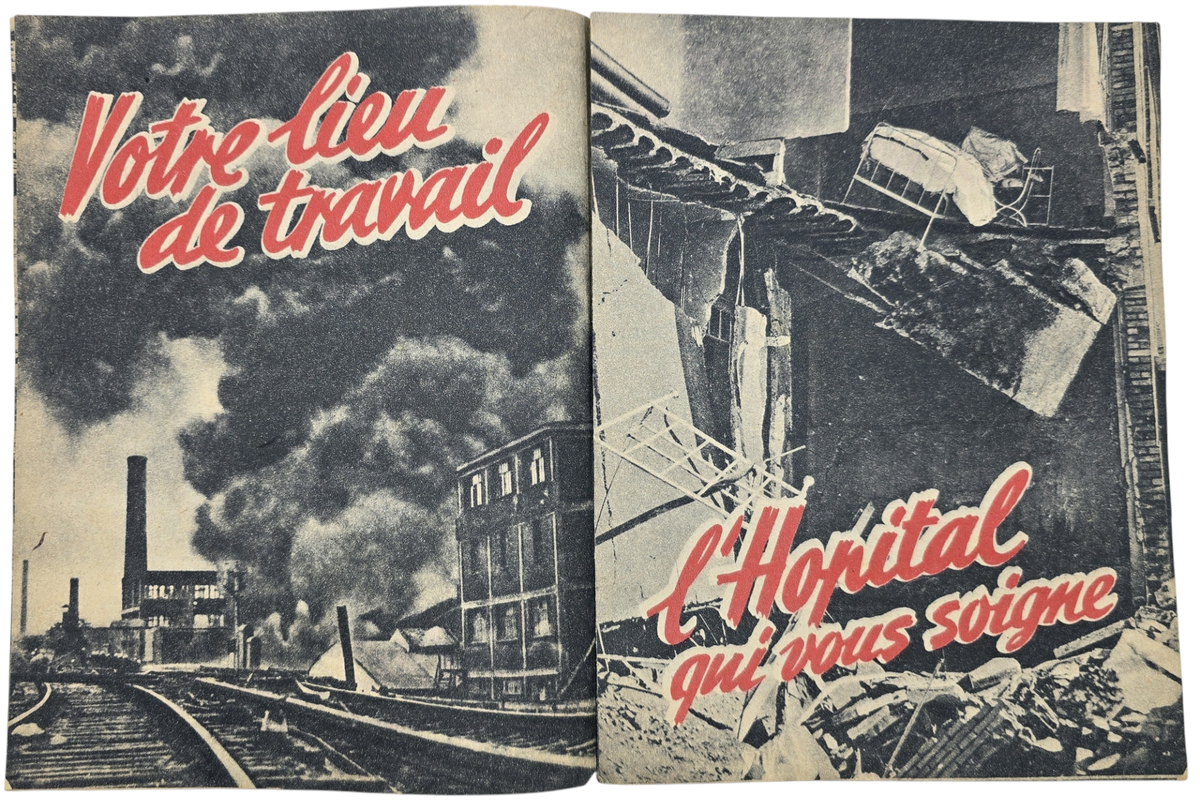 Original WW2 French Collaboration Brochure - N'oubliez jamais que ...