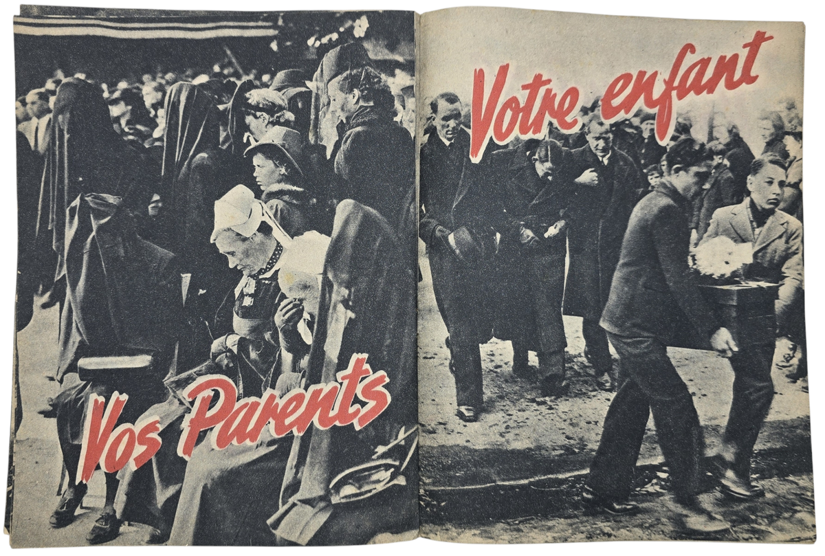 Original WW2 French Collaboration Brochure - N'oubliez jamais que ...