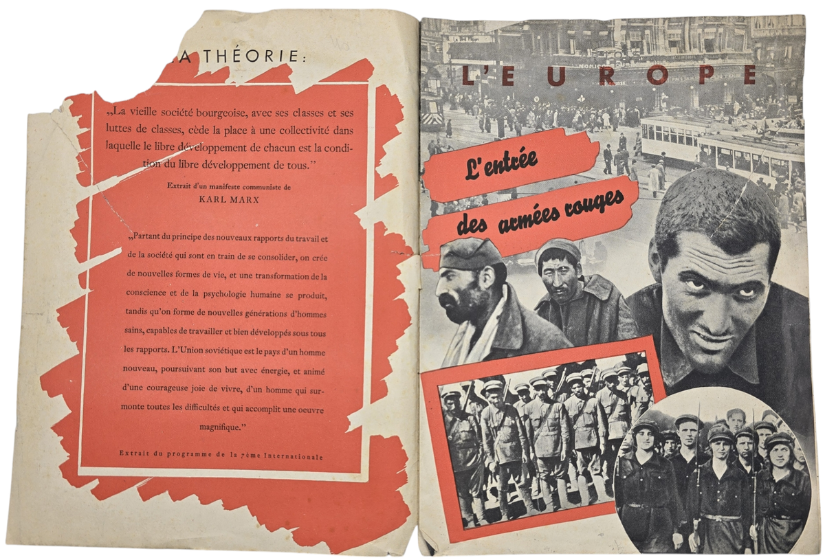 Original WW2 French Collaboration Brochure - Voila ce que le ...