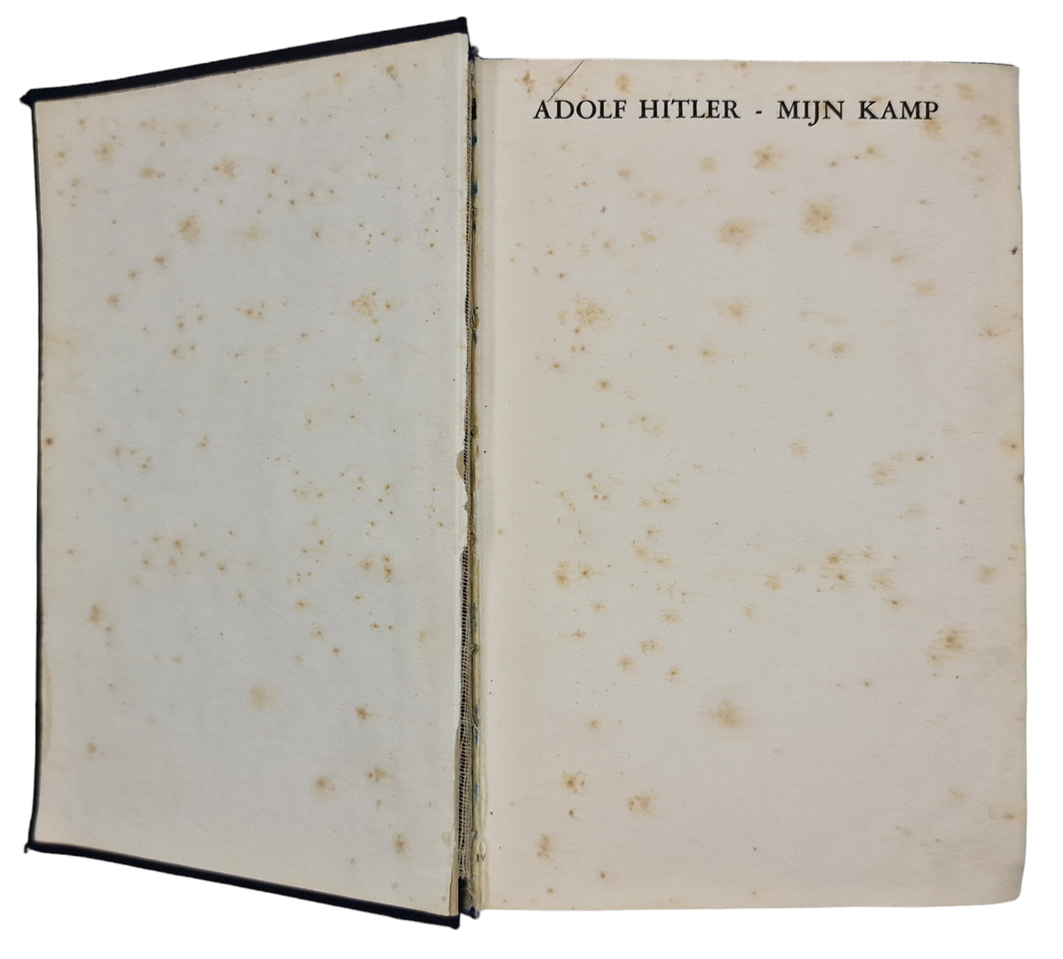 Original WW2 Dutch Book - Mijn Kamp, Adolf Hitler, 4th edition