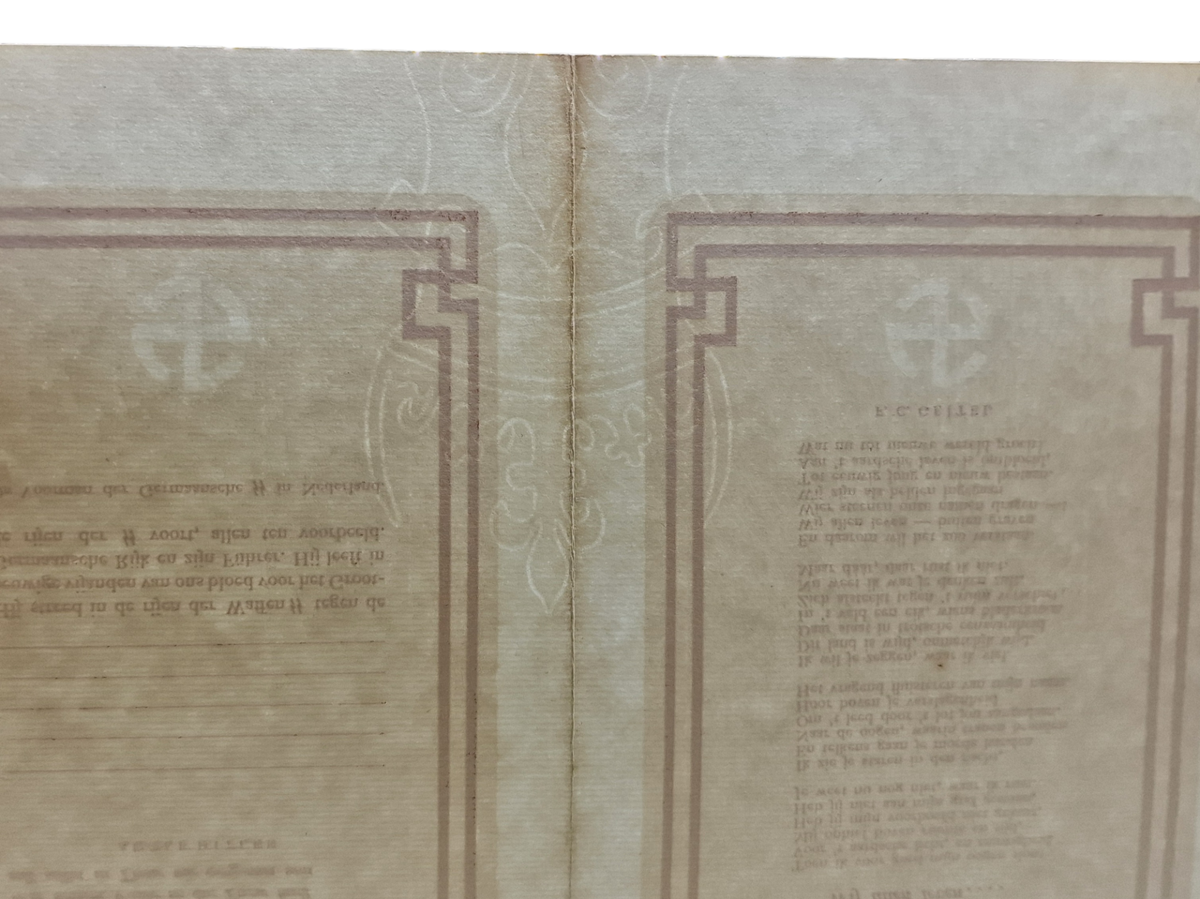 Original WW2 Dutch Waffen SS Document - Dutch Waffen SS citation for ...