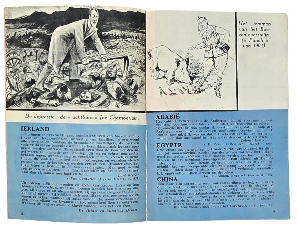 Original WW2 Flemish Collaboration Brochure - England