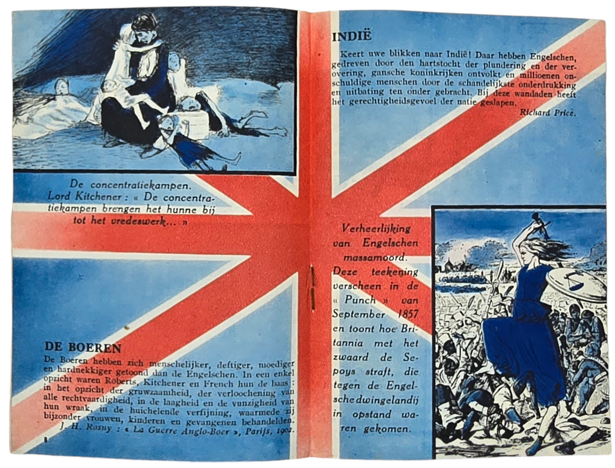 Original WW2 Flemish Collaboration Brochure - England