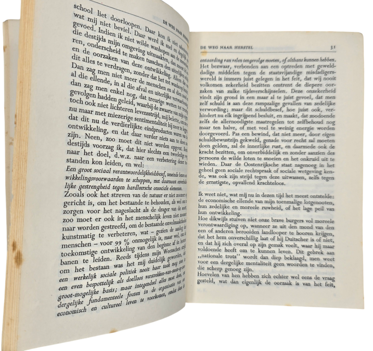 Original WW2 Dutch Book - Mijn Kamp, Adolf Hitler, 4th edition