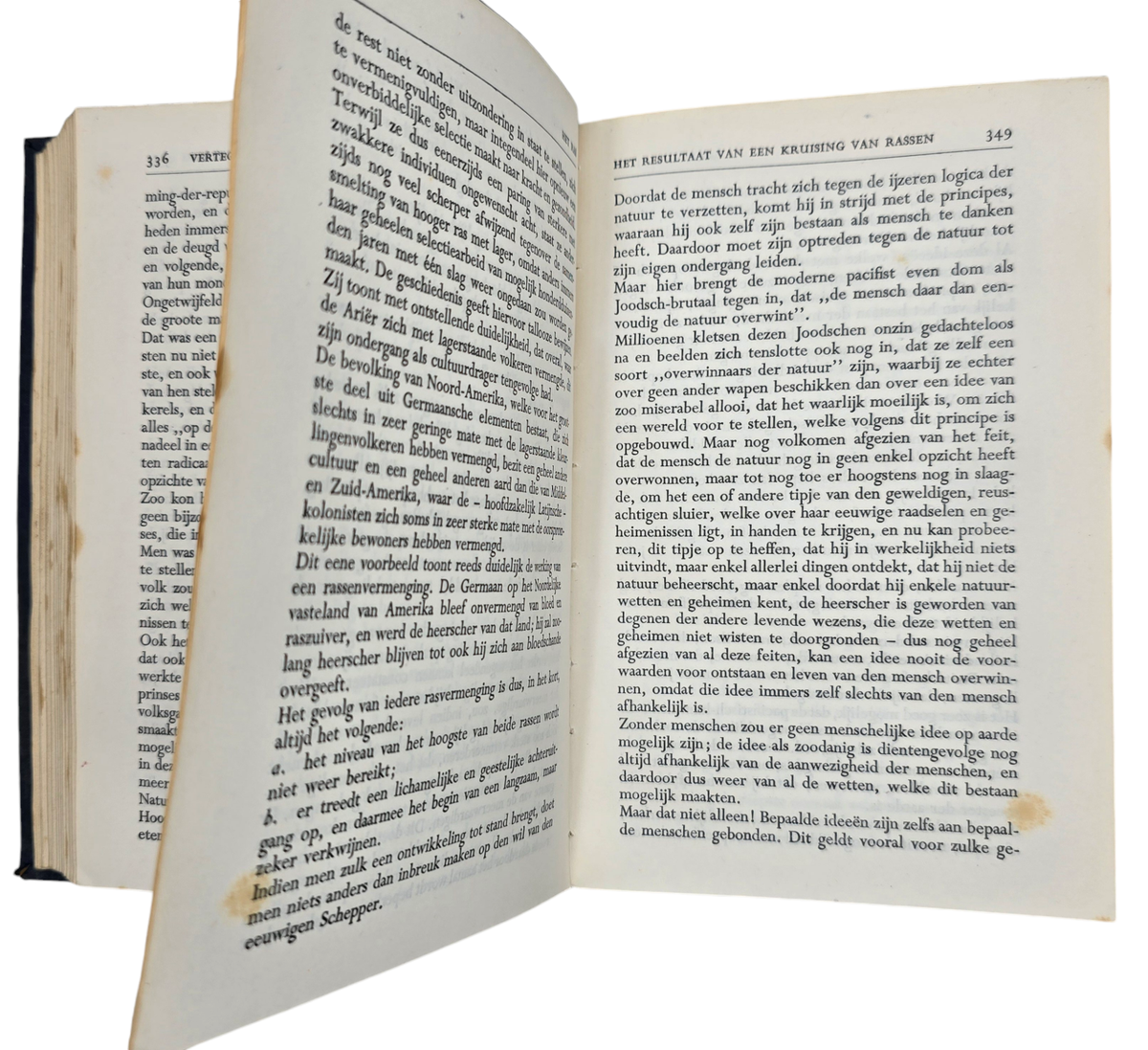 Original WW2 Dutch Book - Mijn Kamp, Adolf Hitler, 4th edition