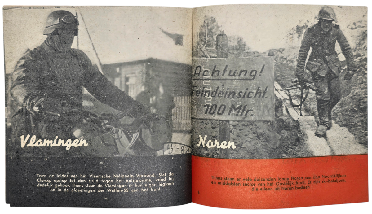 Original WW2 Dutch Waffen SS Brochure - Europa maakt Front (1942)