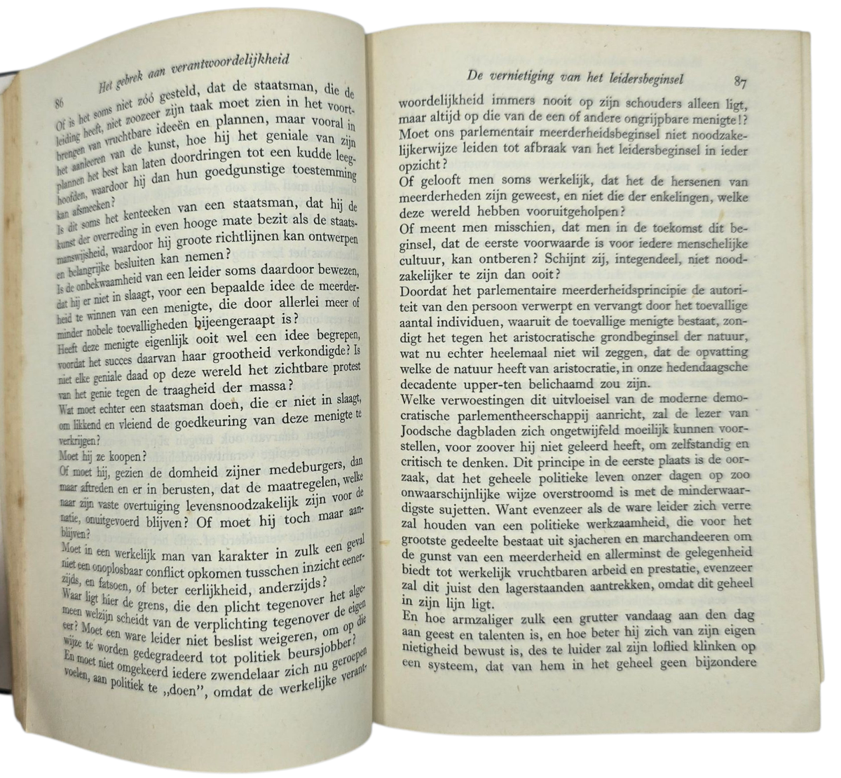 Original WW2 Dutch Book - Mijn Kamp, Adolf Hitler, 5th edition