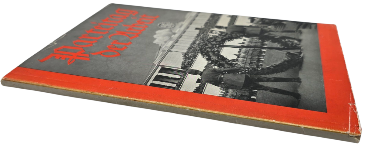 Original WW2 German NSDAP Book - Parteitag der Arbeit, 75 Bilddokumente ...