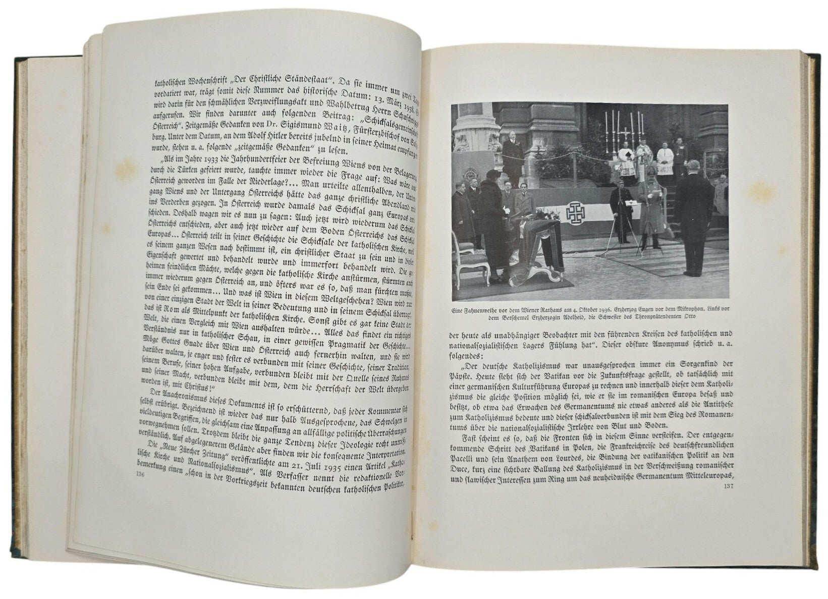 Original WW2 German NSDAP Book - Das Ende Österreichs, Aus der tut ...