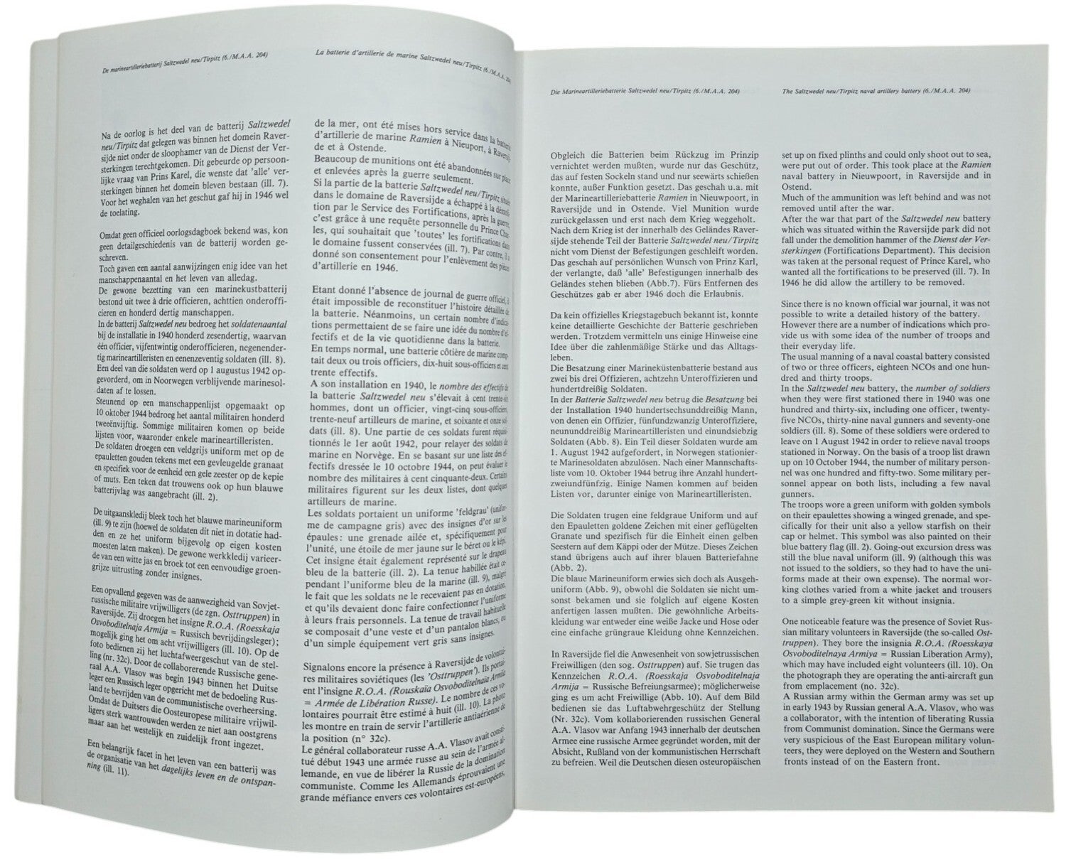 Original Dutch Brochure – Raversijde 1940–1944: De Atlantikwall ...