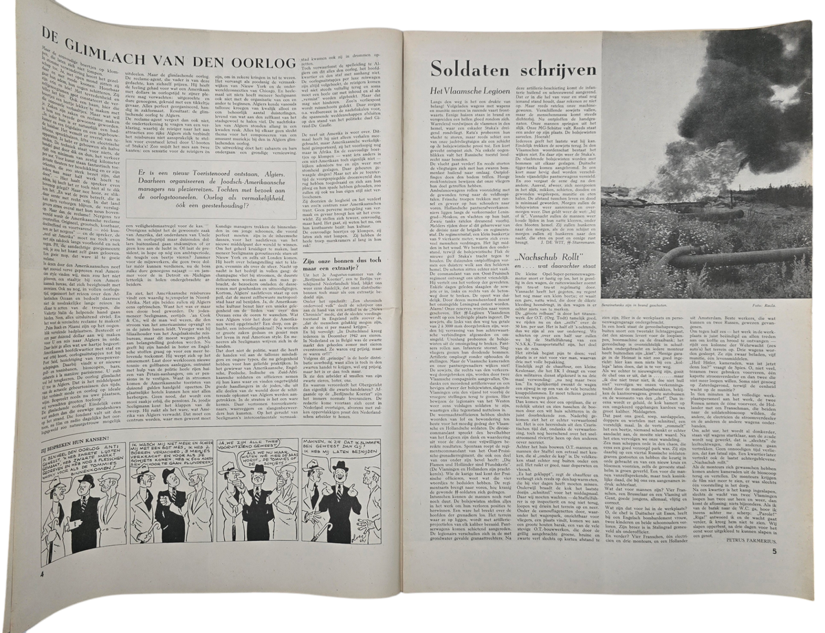 Original WW2 Dutch Waffen SS Newspaper - Storm SS 3rd Year No. 24 ...