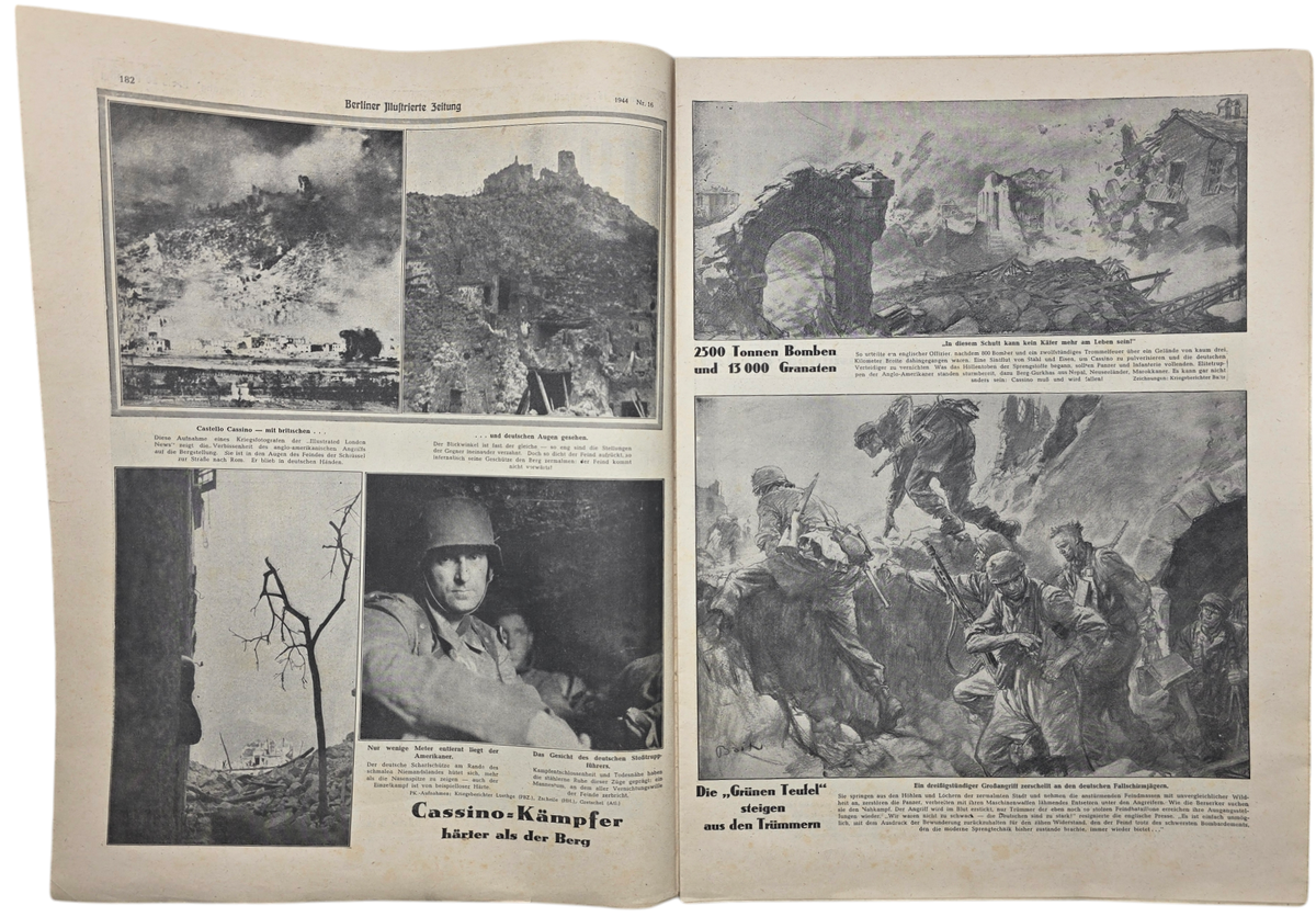 Original WW2 German Magazine - Berliner Illustrierte Zeitung 53th Year ...