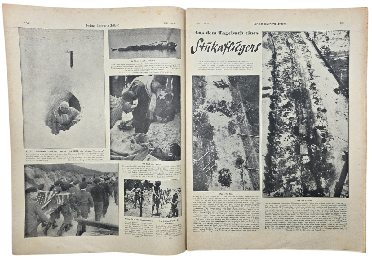Original WW2 German Magazine - Berliner Illustrierte Zeitung 51th Year ...
