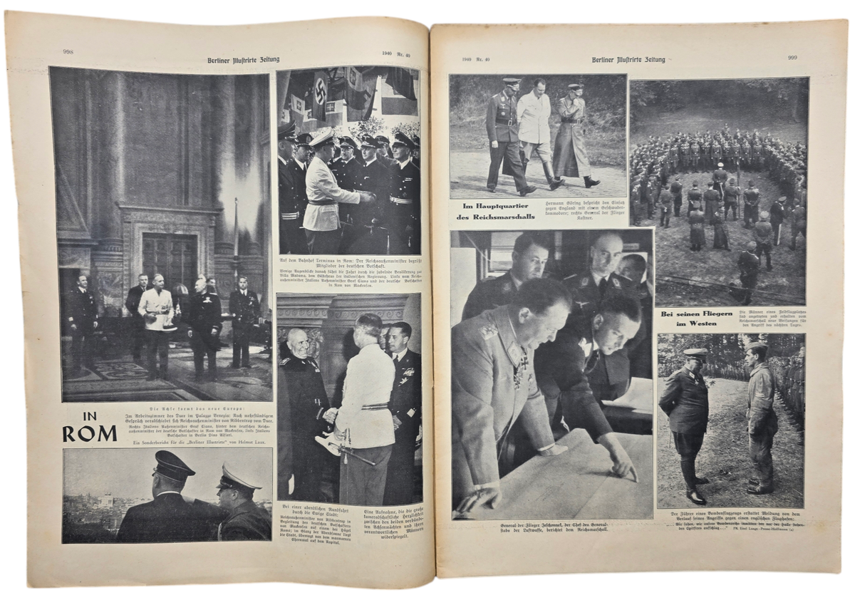 Original WW2 German Magazine - Berliner Illustrierte Zeitung 49th Year ...