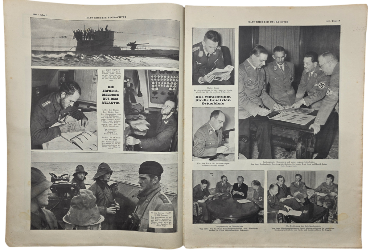 Original WW2 German Magazine - Illustrierter Beobachter 17th Year No. 2 ...