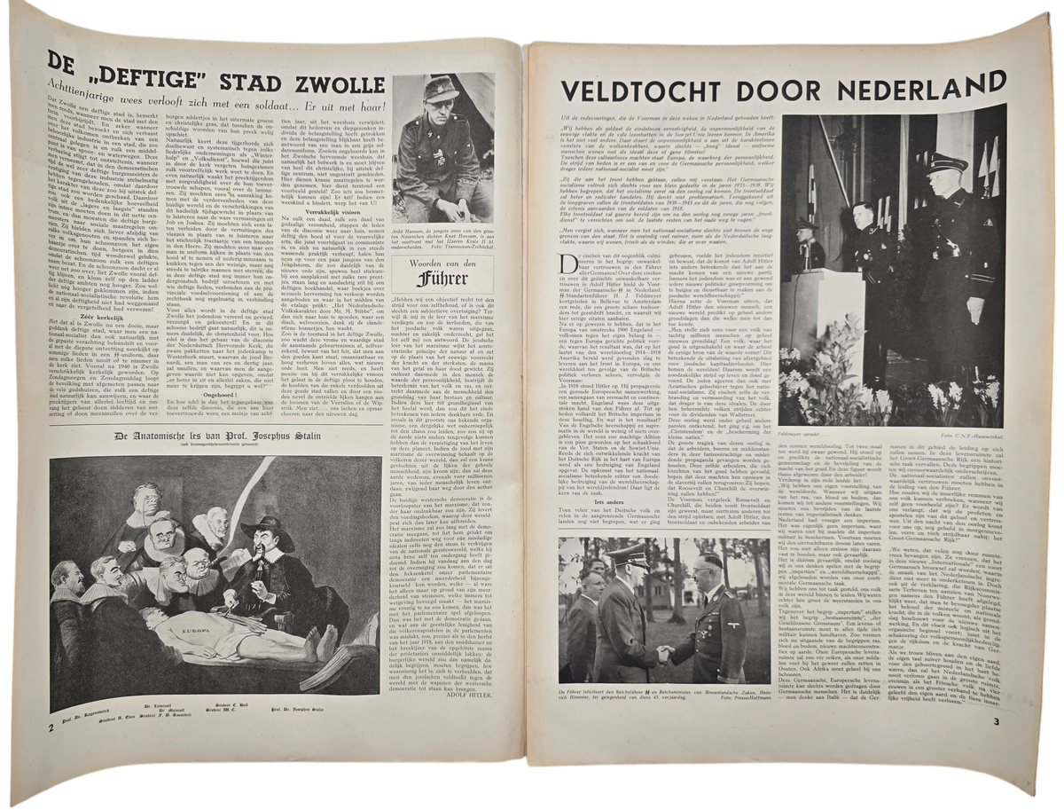 Original WW2 Dutch Waffen SS Newspaper - Storm SS 3rd Year No. 30, Henk ...
