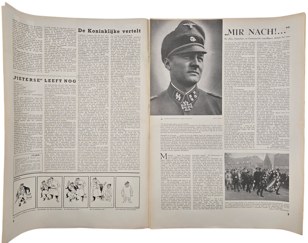 Original WW2 Dutch Waffen SS Newspaper - Storm SS 3rd Year No. 29 ...