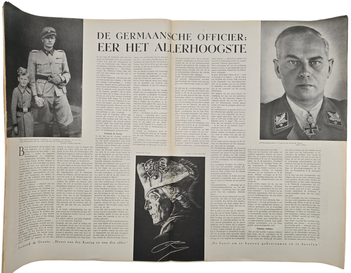 Original WW2 Dutch Waffen SS Newspaper - Storm SS 3rd Year No. 29 ...
