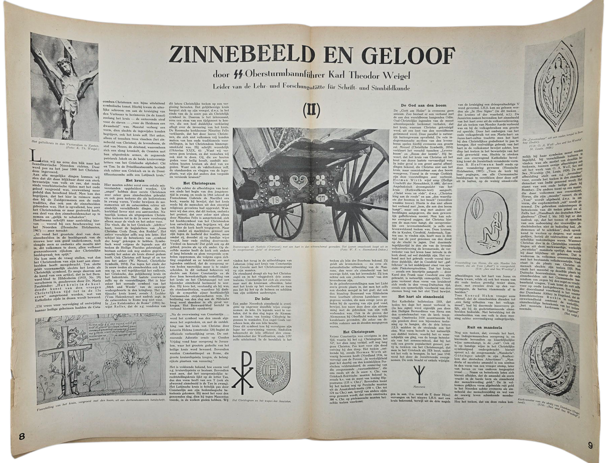 Original WW2 Dutch Waffen SS Newspaper - Storm SS 1st Year No. 41 (1942)