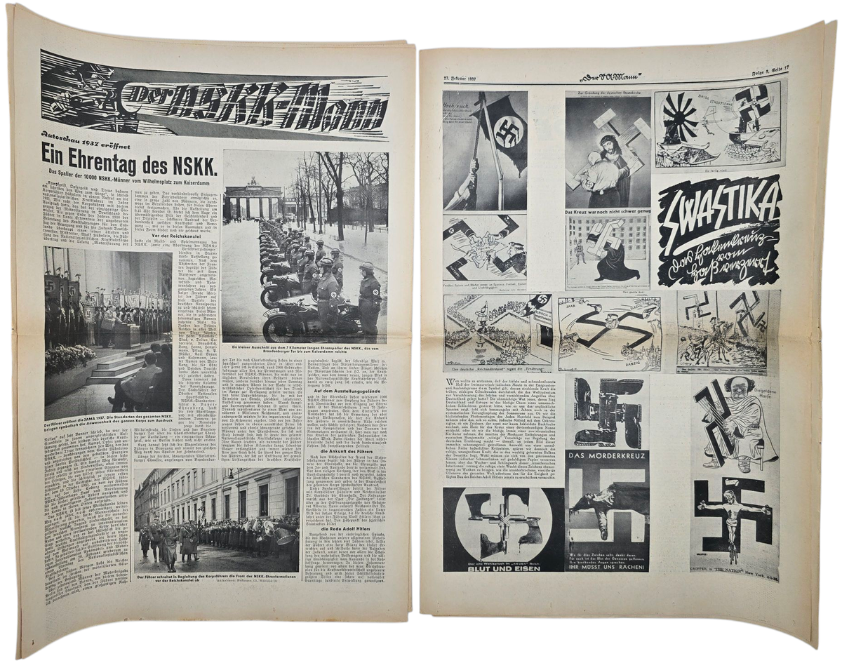 Original WW2 German SA Newspaper - Der SA-Mann 6th year no 9 Ausgabe ...