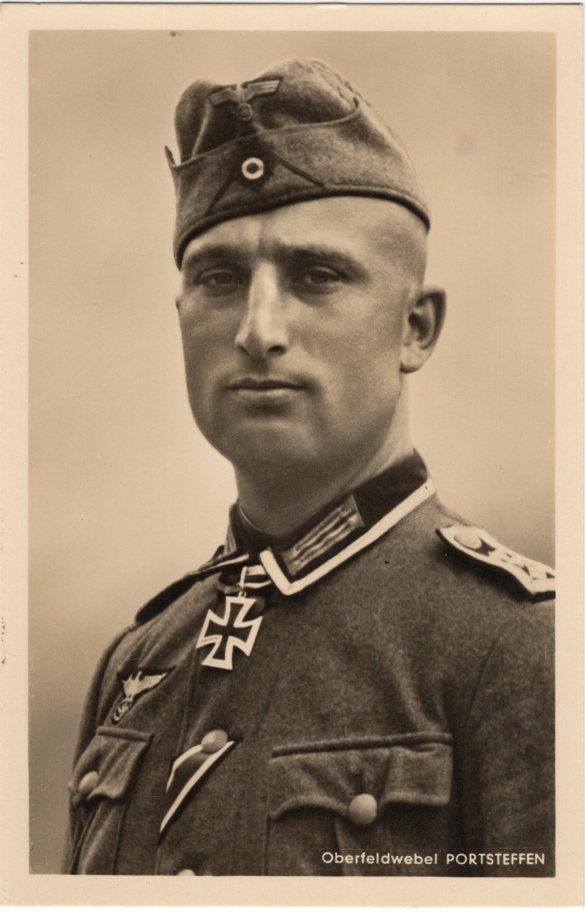 Original WW2 German Postcard - Heer Knights Cross wearer Oberfeldwebel ...