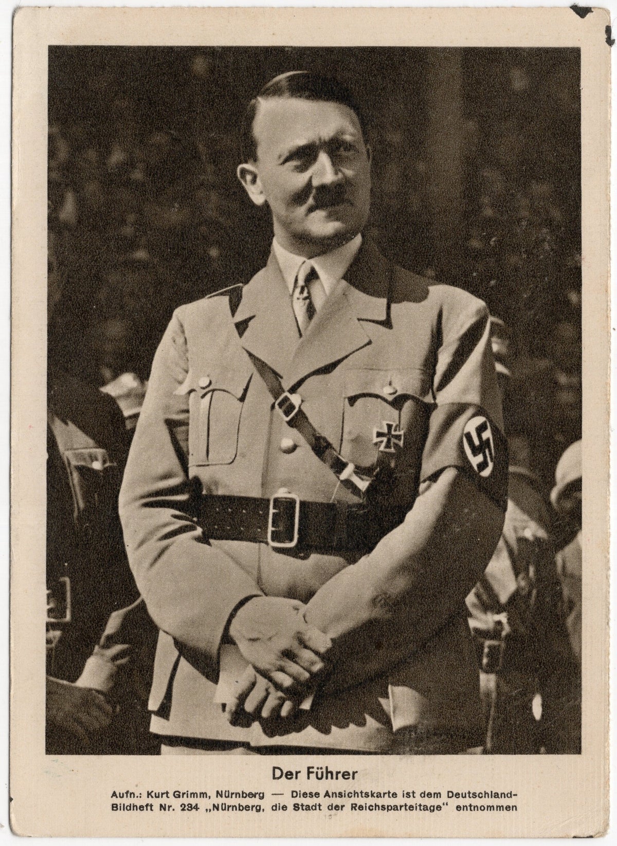 Original WW2 German Postcard - Der Führer, Adolf Hitler, Nürnberg, die ...