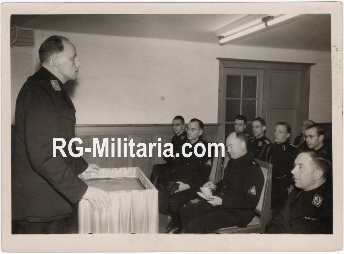 Original WW2 Dutch Collaboration NSB Press Photo - Farewell gathering ...
