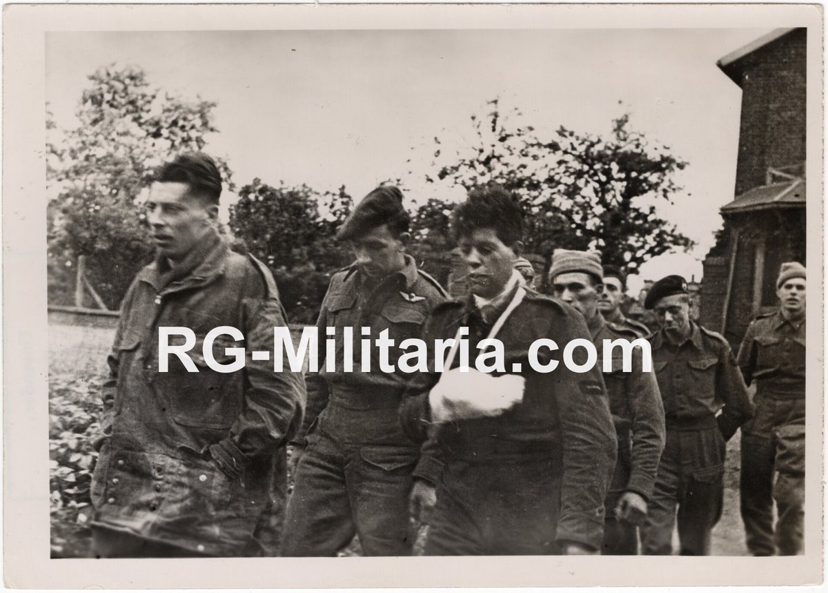 Original WW2 German Press Photo - Captured POW British Airborne ...