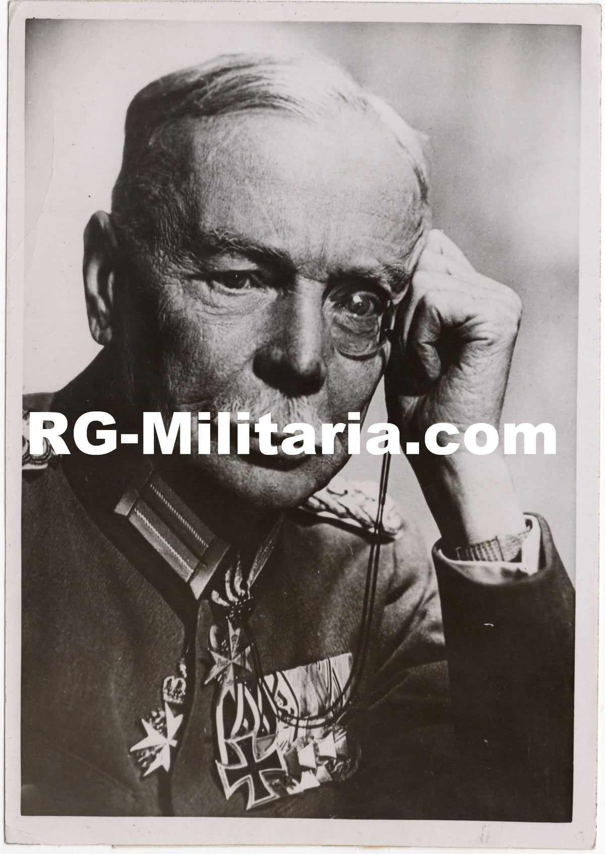Original WW2 French Press Photo - Portrait General Hans von Seeckt (1936)
