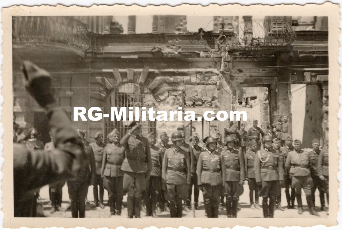 Original WW2 German Photo - Knights cross wearer Ritterkreuzträger + DK ...
