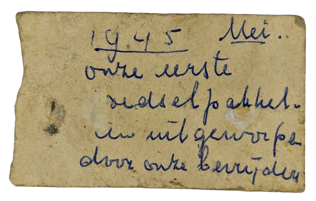 Original WW2 Dutch Document - Fooddroppings Food label ''17 Chocolate ...