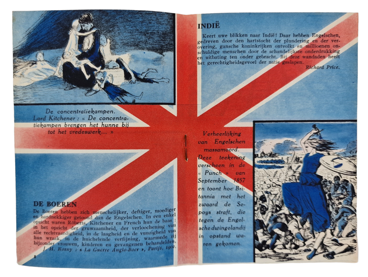 Original WW2 Flemish Collaboration Brochure - England