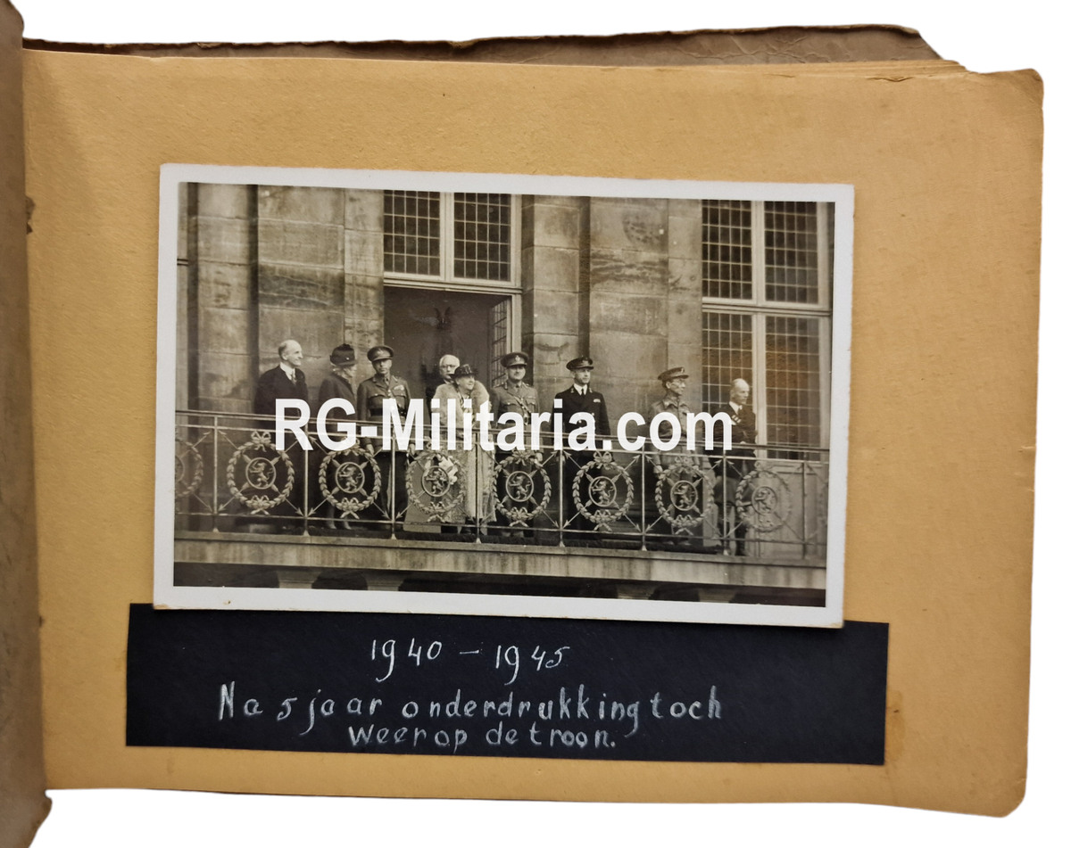 Original WW2 Dutch Liberation Photo Album - Liberation photo album from ...