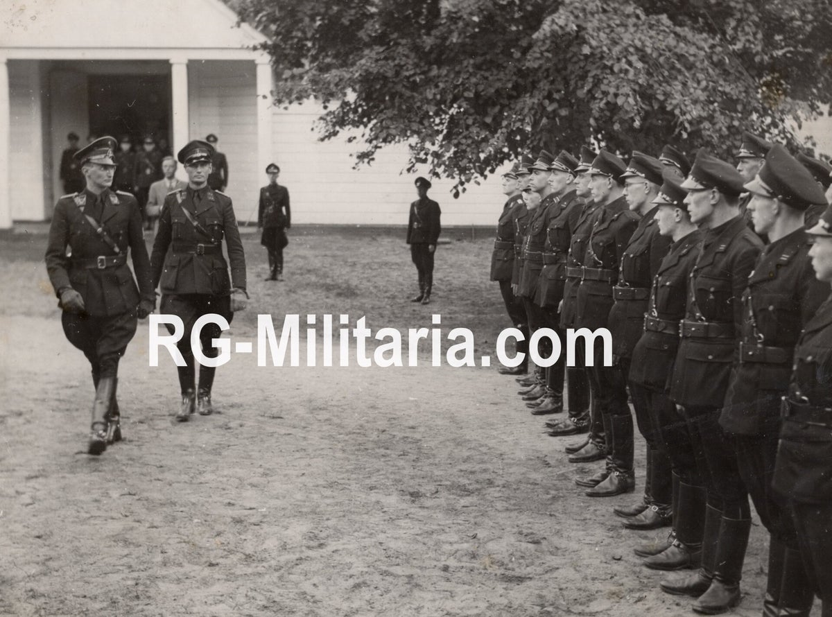 Original WW2 Dutch Collaboration NSB Press Photo - Weerafdeling WA ...