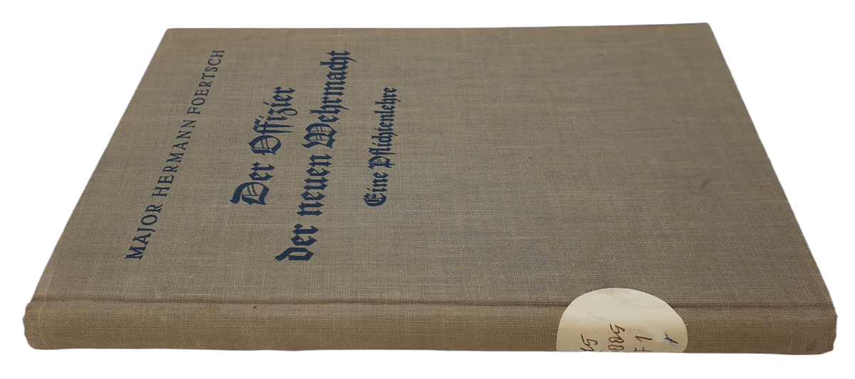 Original WW2 German Book - Der Offizier der Neuen Wehrmacht, Eine ...