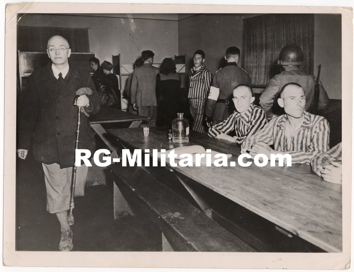 Original WW2 US Press Photo - Liberation of the Concentration Camp ...