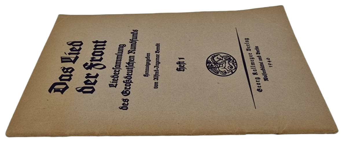 Original WW2 German Brochure - Das Lied der Front heft 1 (1940) | RG ...