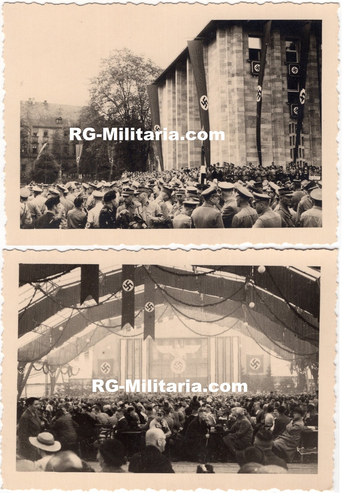 Original WW2 German photo - NSDAP Gathering