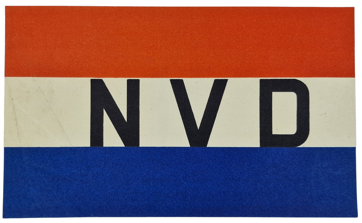 Original WW2 Dutch Collaboration NVD Document - Nederlandse Volksdienst ...