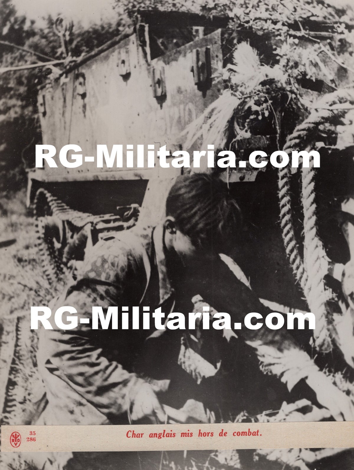 Original WW2 German Waffen SS Press Photo - 12. SS-Panzer-Division ...