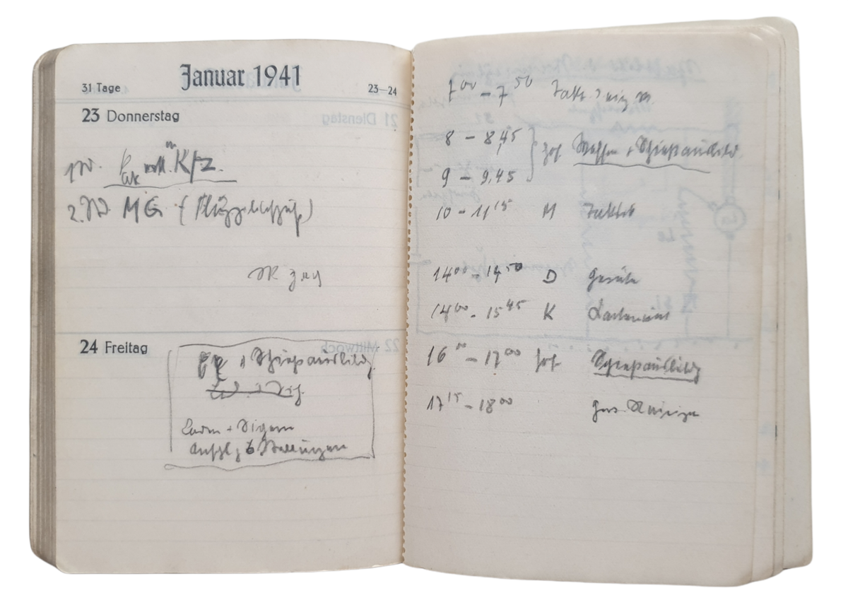 WW2 German Document - filled in Agenda 1940, by a German soldier?